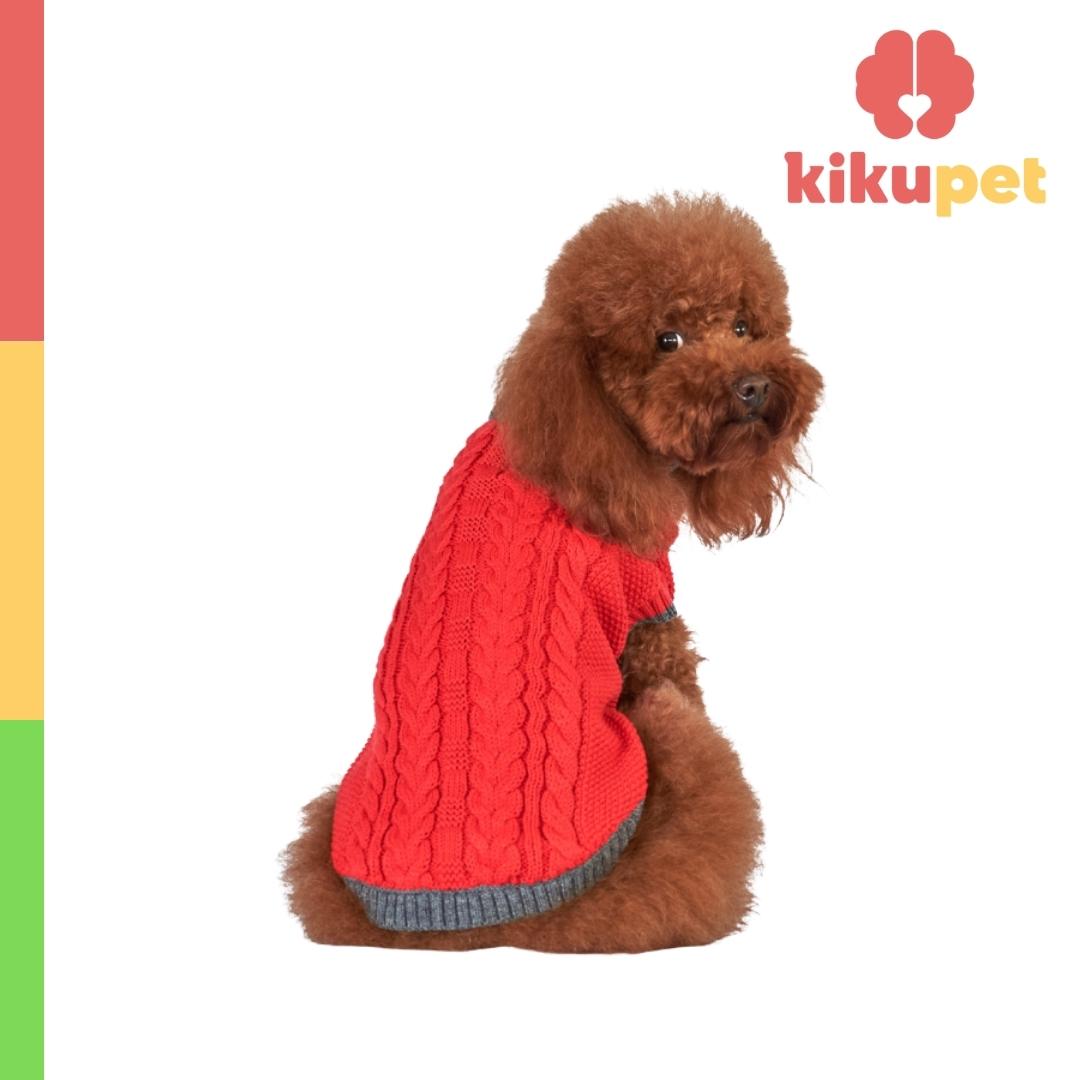 Ripley - CHOMPA PERRO KIKUPET COLOR ROJO