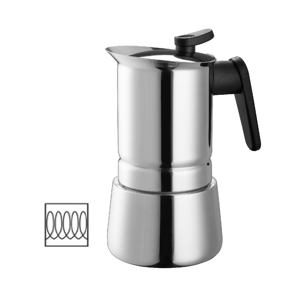 Ripley - CAFETERA ACERO INOX. MOKA ITALIANA 6TZ