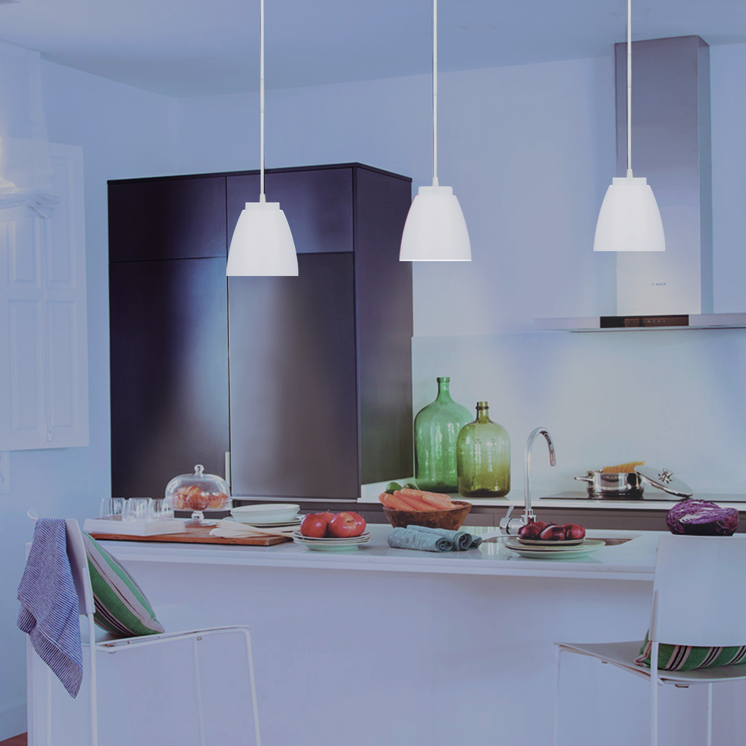 Ripley - LÁMPARA SUSPENDIDA SPACE 9W LED BLANCA LUZ CÁLIDA LIGHTECH