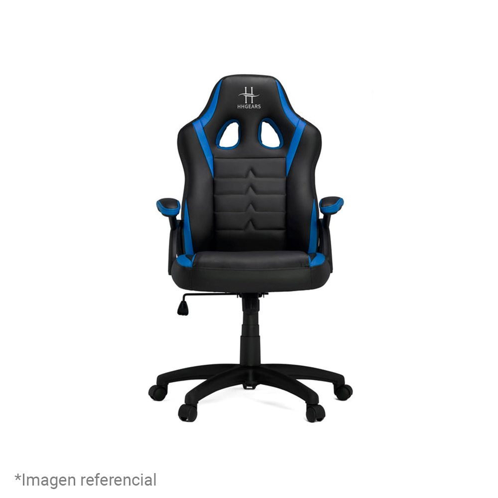 Silla gamer azul negro | Ripley Perú