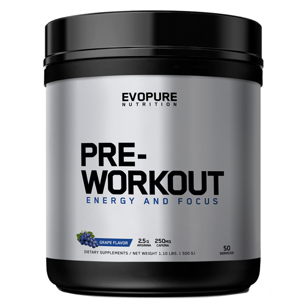 Ripley - PRE WORKOUT EVOPURE 500GR UVA + SHAKER