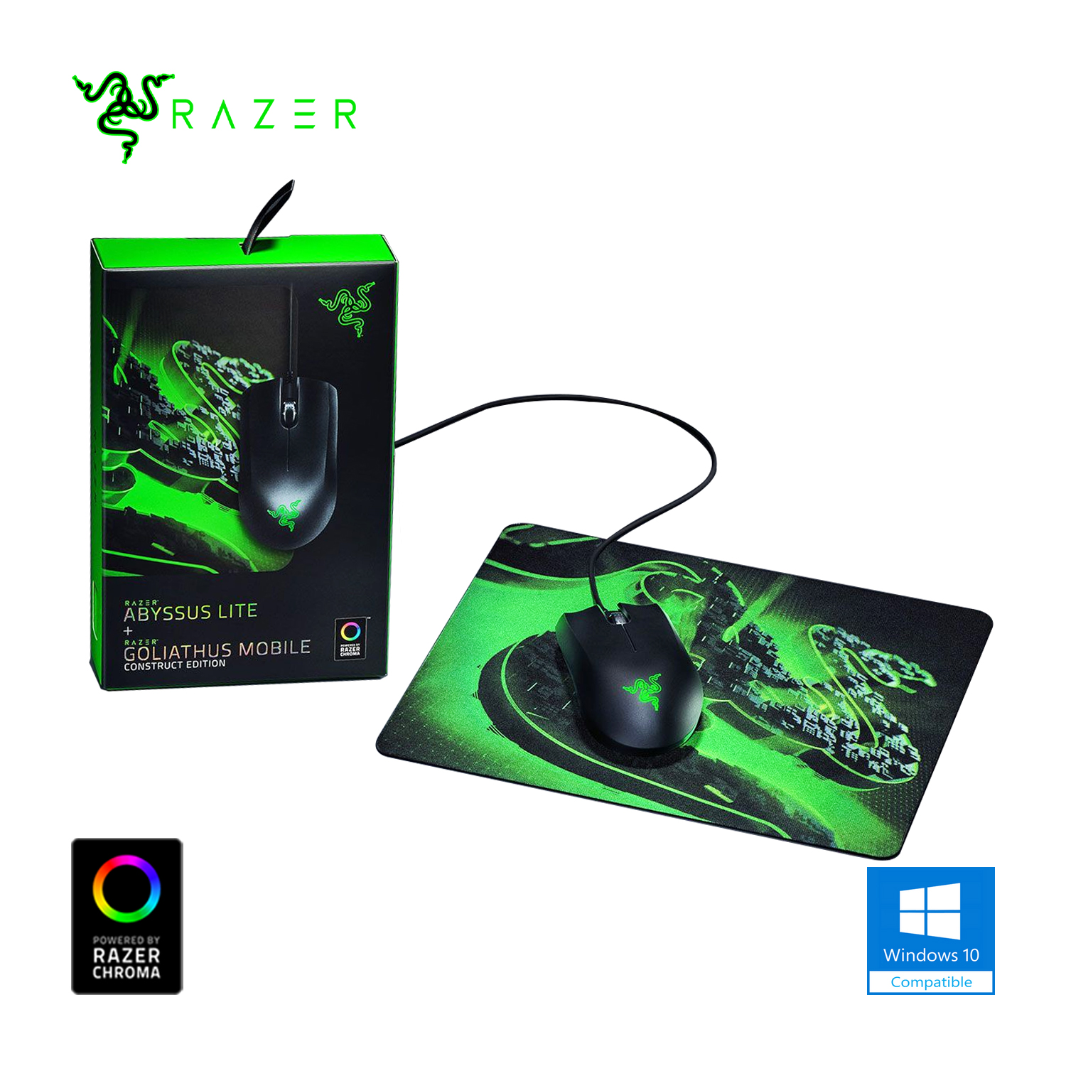 Ripley - COMBO GAMER RAZER MOUSEPAD + MOUSE ABYSSUS LITE GOLIATHUS ...
