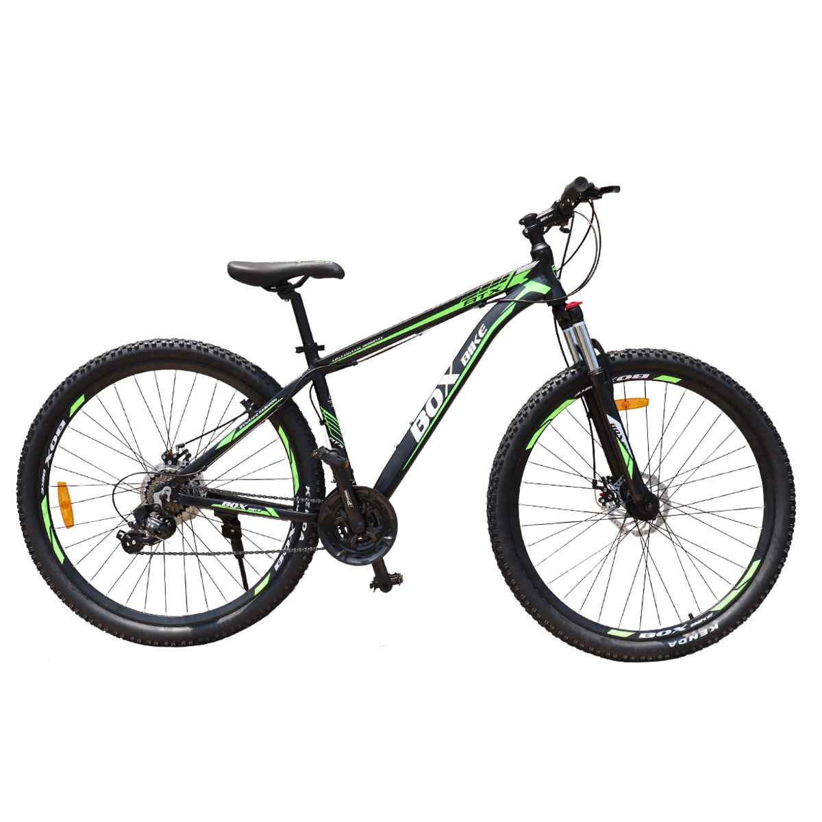 Bicicleta Box De Aluminio MTB Modelo Raptor Aro 26 Negro Con Verde Box ...