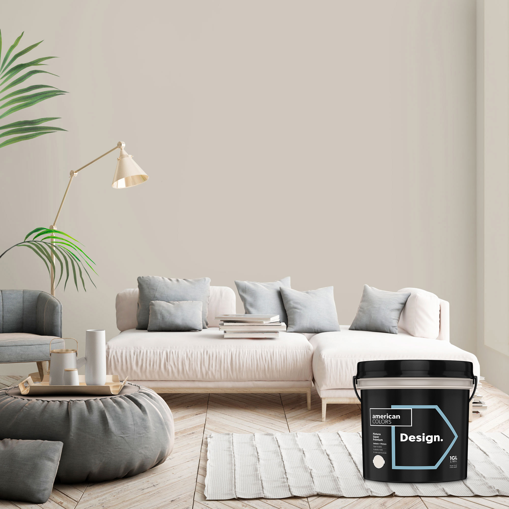 Ripley - PINTURA AMERICAN COLORS DESIGN ARENA NEUTRE 1 GL